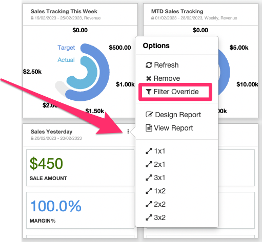 How to create multiple views of one Dashboard